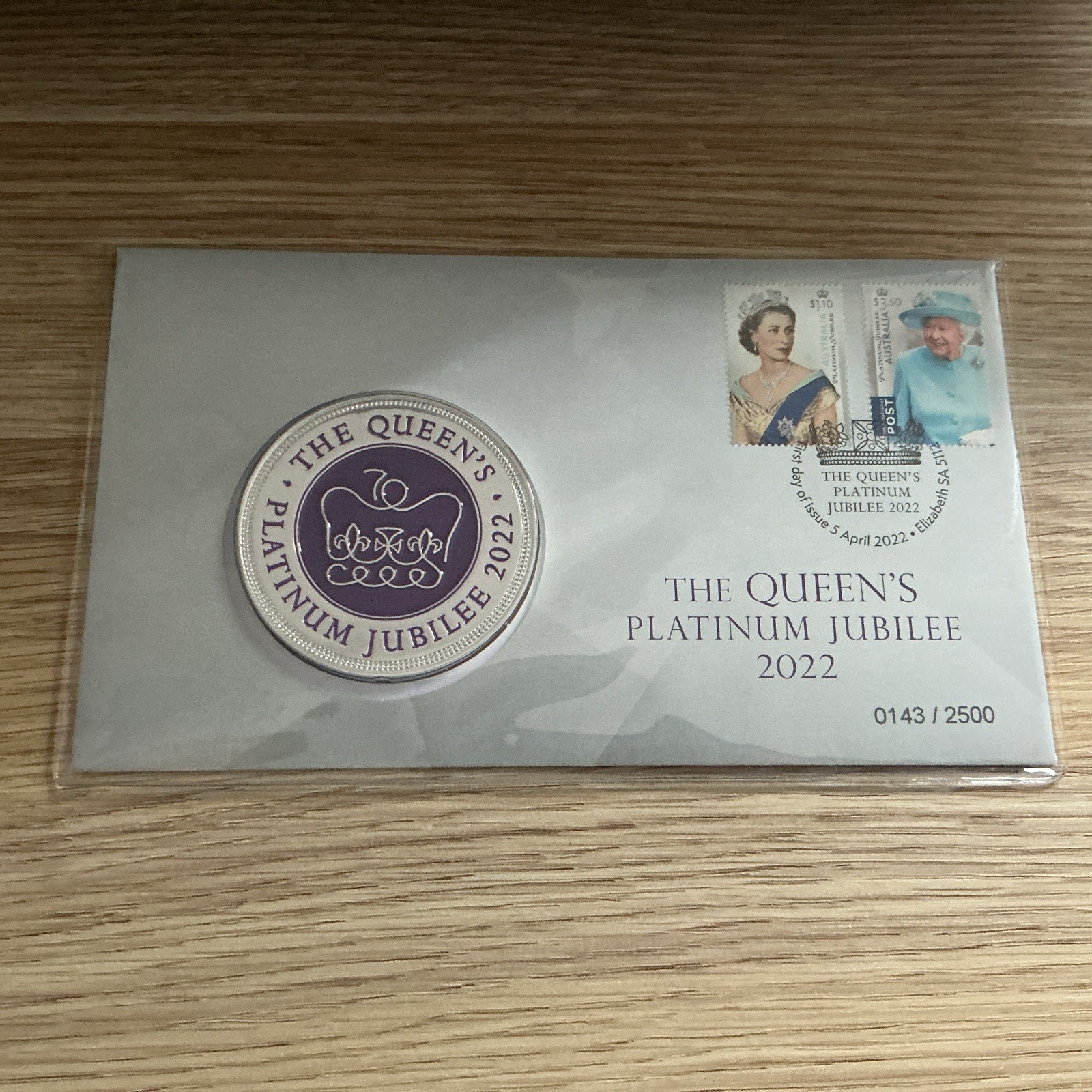 The Queen's Platinum Jubilee 2022 Silver Plated Medallion Cover ...