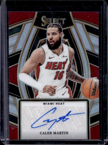 2023-24 Select Caleb Martin Signature Selections Silver Prizm Auto #SSS ...