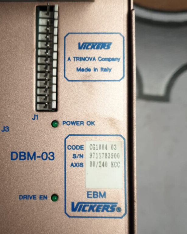 Vickers DBM-03 CG1004 03 EBM 80/240 ECC | eBay