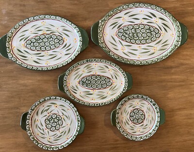 Temp-tations Presentable Ovenware By Tara Old World Bakeware Platters ...