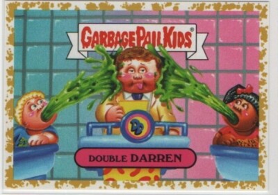 Garbage Pail Kids We Hate The '80s Double Darren TV Shows Gold Parallel ...