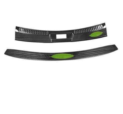 2Pcs Fits For Lincoln Aviator 2020-2024 Black Rear Bumper Protector ...