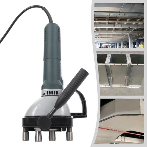 0.4-1.0mm Edge Pressing Machine Air Duct Round Square Pipe Edge Sealing ...