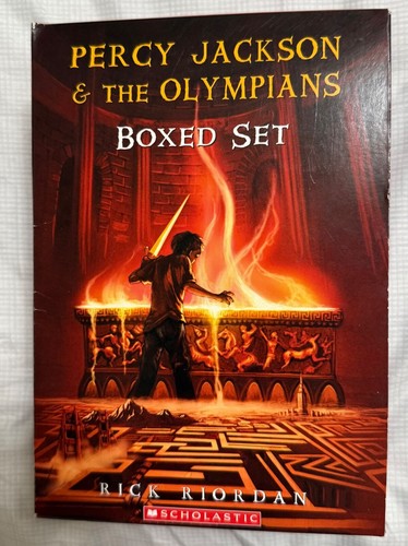 Percy Jackson and the Olympians Series Set 1-4 Rick Riordan 1 2 3 4 5 ...