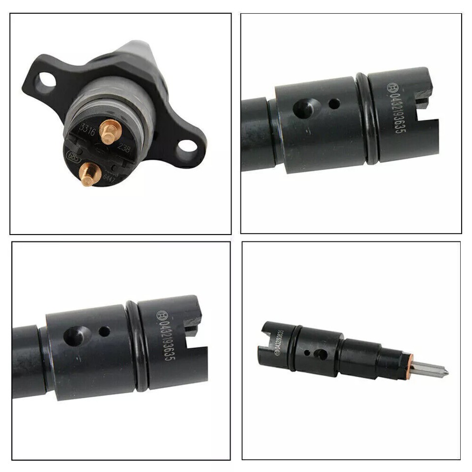 6PCS 0432193635 Fuel Injectors RV275 24V For BOSCH Dodge Cummins 40-50 ...