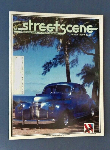 STREETSCENE MAGAZINE -- MARCH 1990 STREET RODDING HOT RODS | eBay