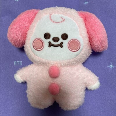 BTS BT21 Chimmy Baby Pink Tatton Plush Doll Size S Linefriends Official ...