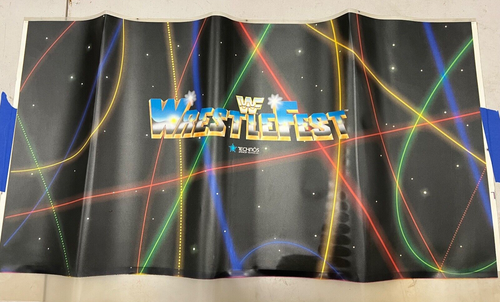 NOS WWF Wrestlefest Arcade Control Panel Overlay by Technos 19" x 36 ...