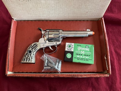 Mattel Shootin' Shell Gun w/Original Box, Bullets, Box,Greenies ...