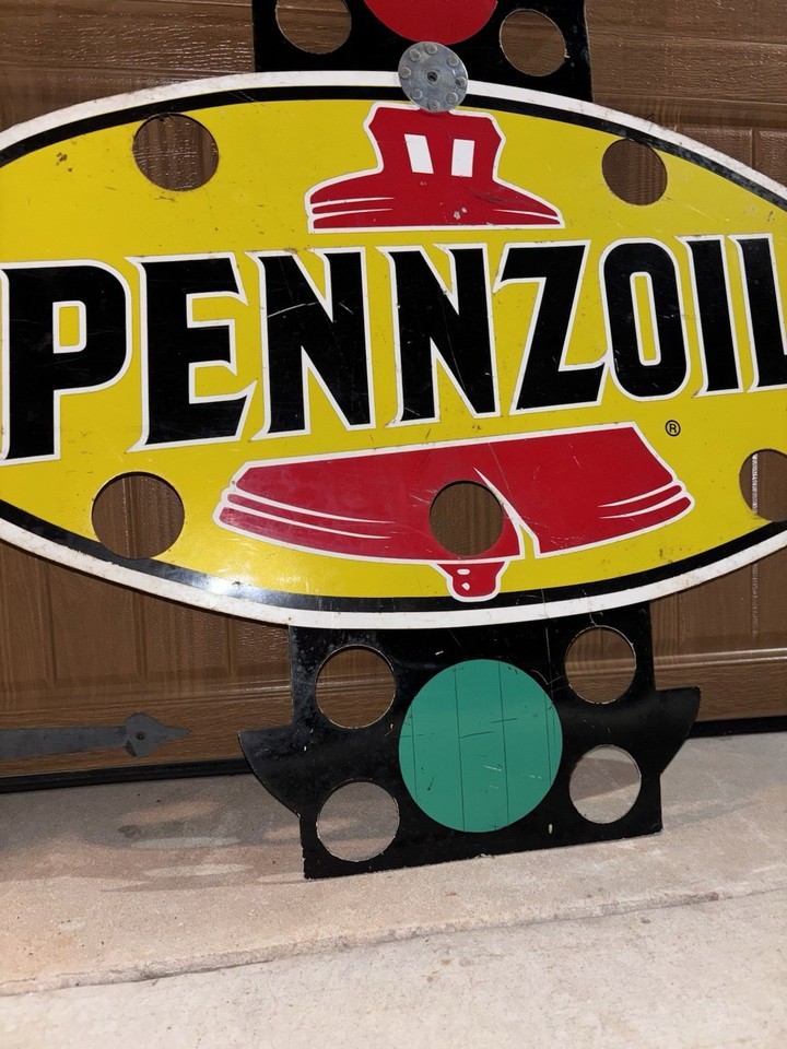 Nascar Race Used Pit Sign Board Steve Park DEI Earnhardt Inc Pennzoil ...