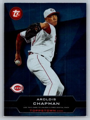 Aroldis Chapman 2011 Topps Toppstown.com Cincinnati Reds #TT-17 | eBay