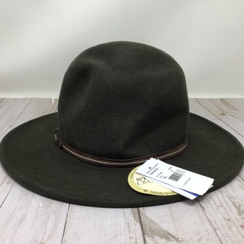 Stetson Gallatin Men's Outdoor Wool Hat Sage Size XL Crushable USA Made ...
