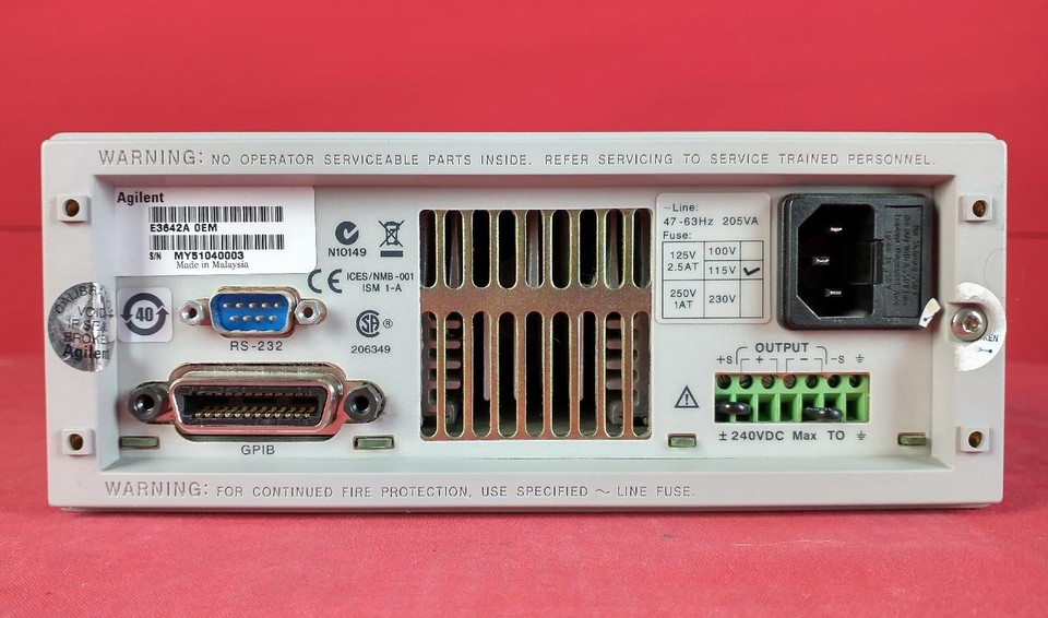 HP - Agilent - Keysight E3642A Programmable Power Supply | eBay