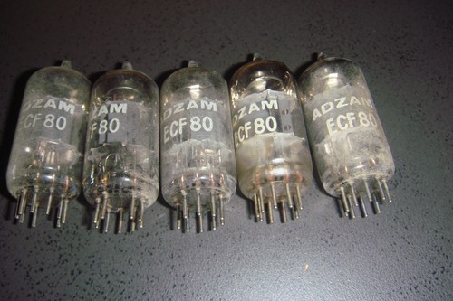ECF 80 ADZAM 5 X TUBES VIEUX STOCK NO BOITE TEST NOS | eBay