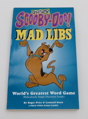 Scooby-Doo! Mad Libs by Roger Price: New 2001 9780843176759| eBay