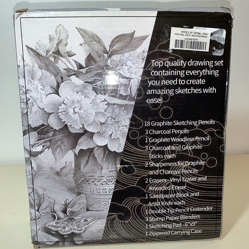 Mooker 40 Pieces Sketching & Drawing Drawing Pencils Sketch Art Set ...