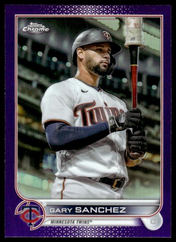 2022 Topps Chrome Update Gary Sanchez Purple | eBay