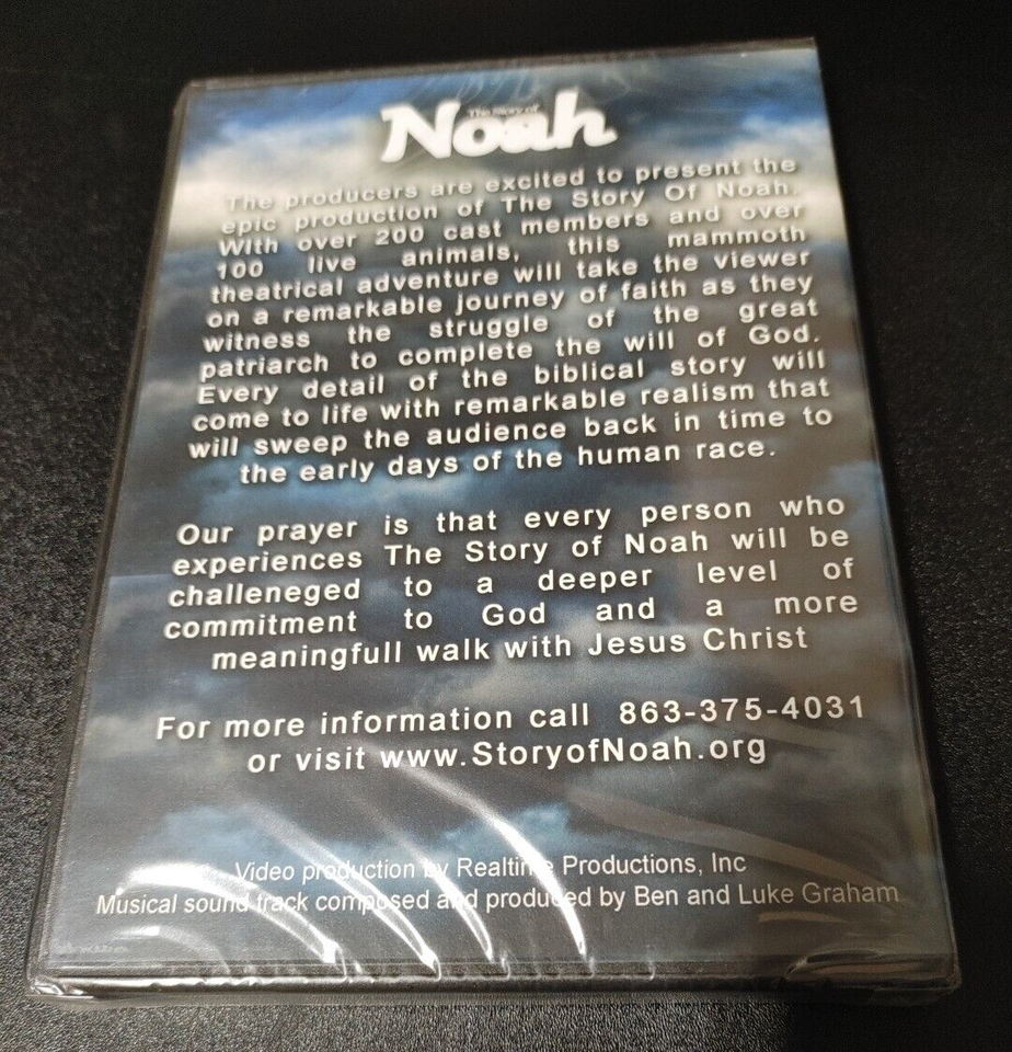 The Story of Noah (DVD, Real Time Productions) Brand New - Factory ...
