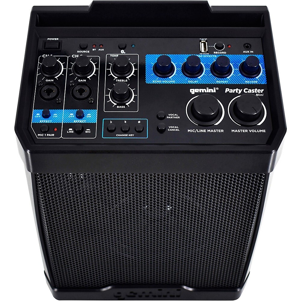 Gemini Party Caster Mini Karaoke System With Handheld Wireless ...