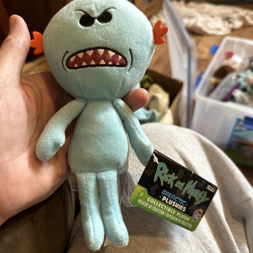 Funko Galactic Plushies Rick and Morty MR. MEESEEKS Angry Face Plush ...