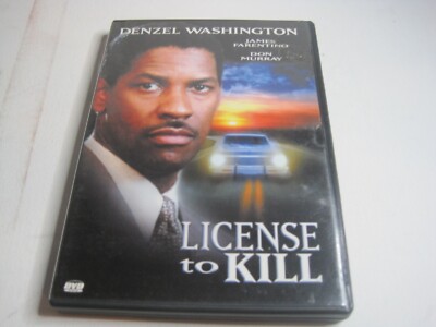 License To Kill (DVD, 2007, 96 Minutes) Denzel Washington Don Murray ...