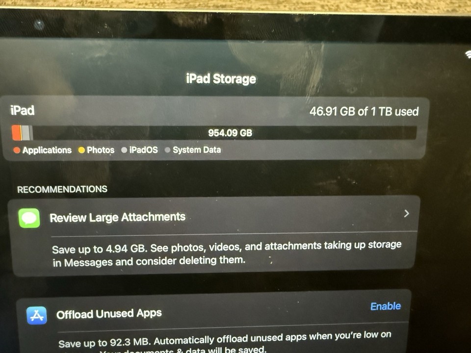 Apple iPad Pro 13-inch M4 1TB Space Black A2926 2024 Model | eBay