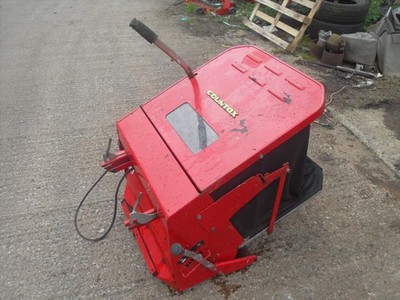 Countax 30 Rider On Mower Grass Leaf Powered Sweeper roller & Collector ...