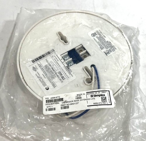 Simplex CO Sensor Base Extended Life 06501227 | eBay