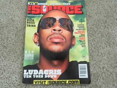 The Source magazine Rap Rick Ross Trina GURU Ludacris Common Rosa ...