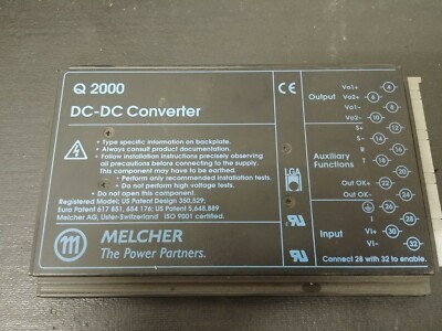 Melcher M 2000 DC-DC Converter | eBay