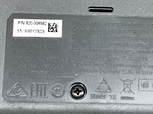 Lot of 2 LOGITECH MK330 Wireless Keyboard replacement (Y-R0067) No USB ...