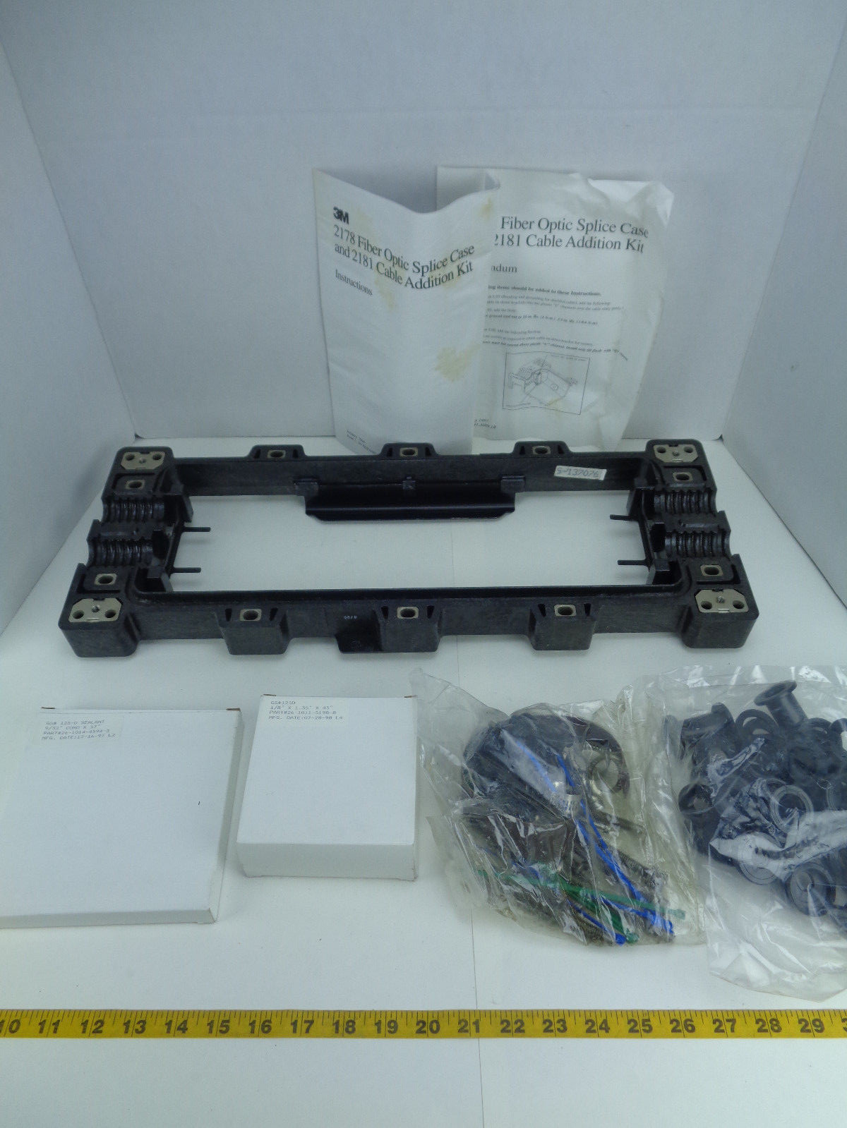 3M Fiber Optic Splice Case Butt Adapter Kit 80610280937 2181 Cable ...
