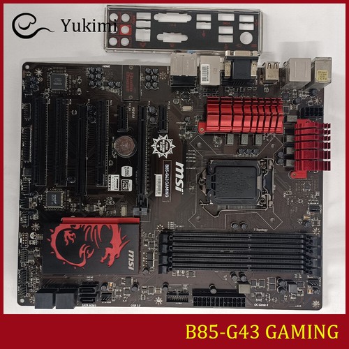 FOR MSI B85-G43 GAMING Socket 1150 32GB VGA DVI-D HDMI ATX Motherboard ...