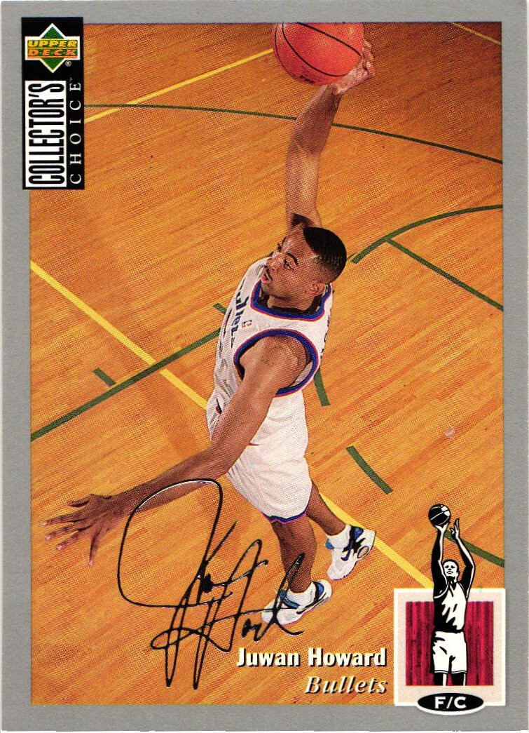 1994-95 Upper Deck Collector's Choice - Juwan Howard #278 Silver Foil ...