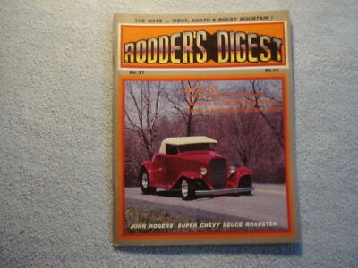 Rodder's Digest 1986 Summer #21 Classic Hot Rod Modified Custom Cars ...