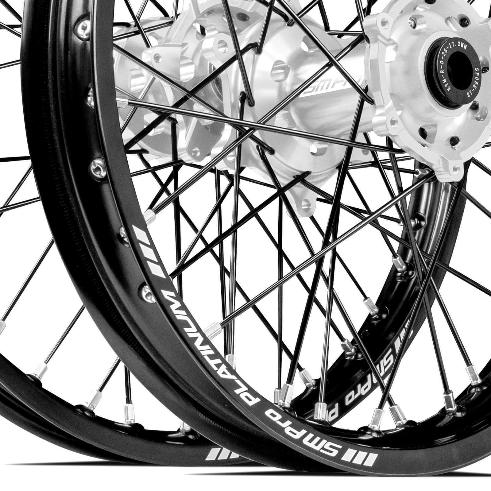 KTM 125 XC-W 2021 - 2023 SM Pro MX SNR Wheel Set 21/19 Black Rims ...