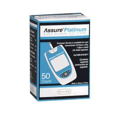 Assure Platinum Blood Glucose Test Strips 50 each By Assure Pro | eBay