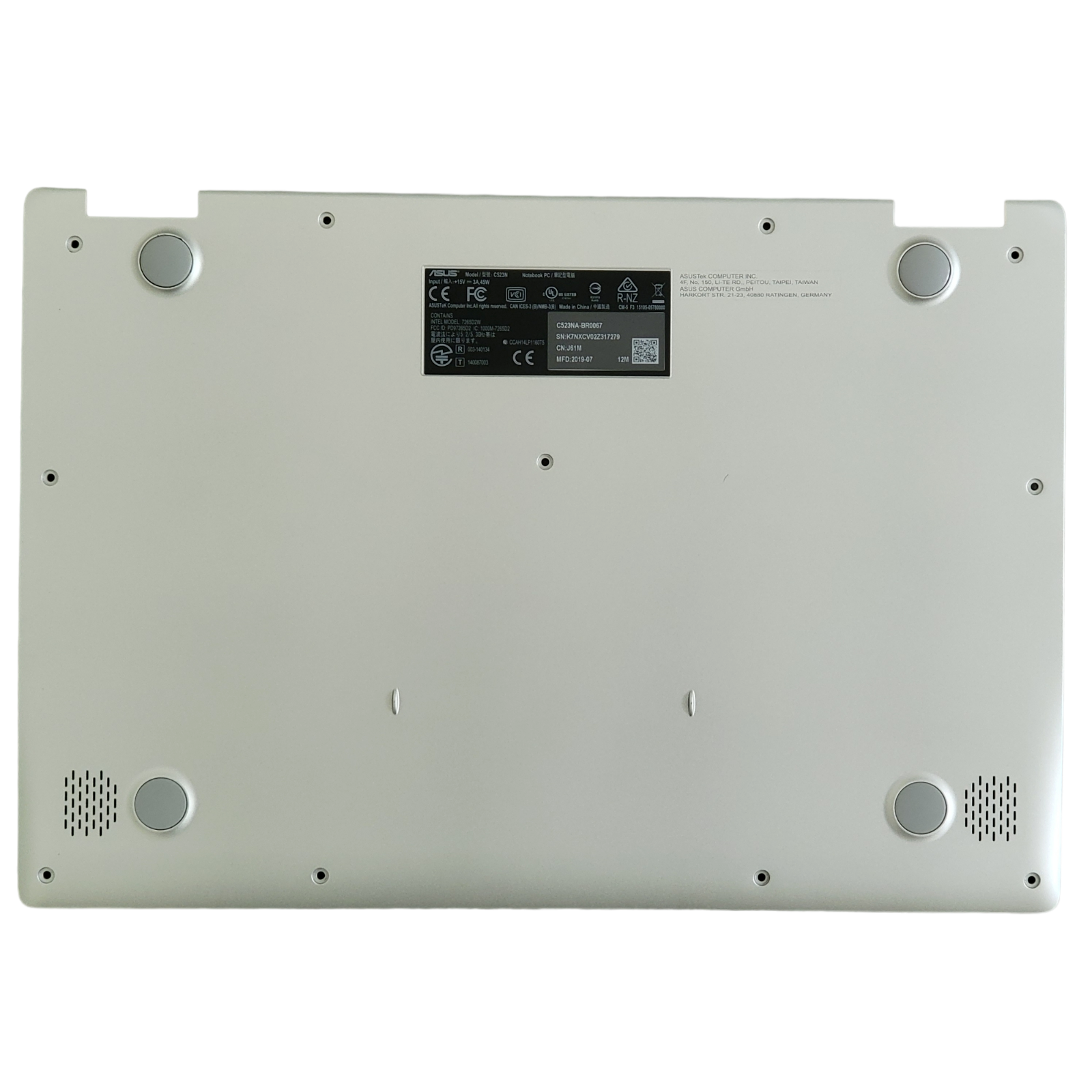 ASUS ChromeBook C523N | C523NA Base Bottom Case Cover 13N1-5RA0811 | eBay