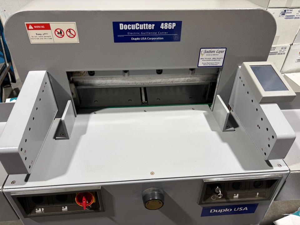 Duplo Docucutter 486p 19” Electric Programmable Paper Cutter | eBay