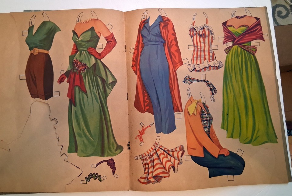 Vintage Original Rare 1950 Esther Williams Paper Dolls | eBay