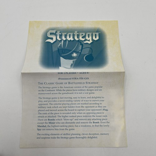 Vintage Game Collection Stratego Board MB Games Hasbro Wooden Box 2009 ...