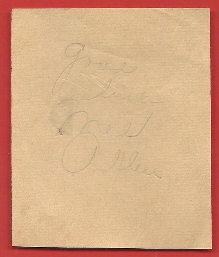 MEL ALLEN AUTOGRAPHED CUT " 3.5 X "3 !! | eBay