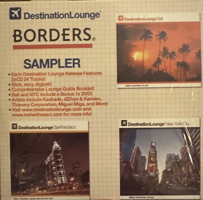 Destination Lounge: Borders Sampler ~ CD | eBay