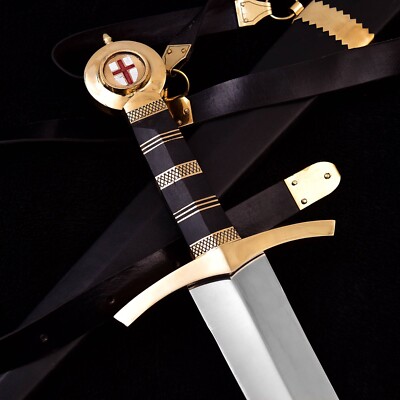 Medieval Knights Templar Sword Handforged Crusader Long Sword ...