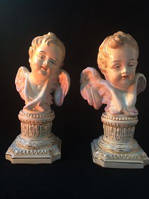 antique porcelain. Pair of German angels . Marked with blue mark | eBay