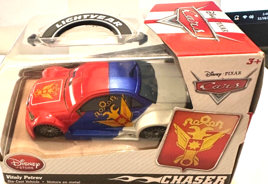 VITALY PETROV 1/43 CHASER RUSSIAN DISNEY PIXAR CARS Die Cast SWEET | eBay