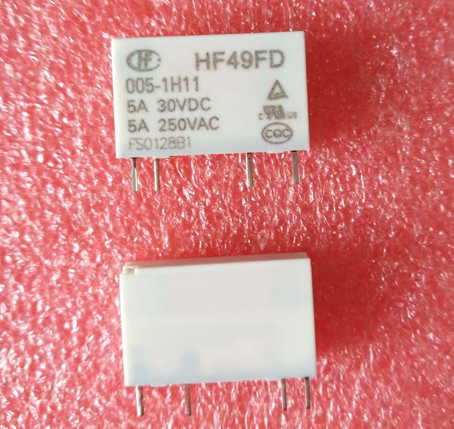 5PCS ORIGINAL HF49FD-005-1H11 5V Relay 4Pins HONGFA | eBay