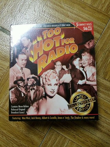 TOO HOT FOR RADIO LIMITED EDITION COLLECTORS SET 5 CD SET/56 PAGE BOOK ...