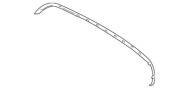 MERCEDES Mercedes-Benz OEM 2014 E350-bumper Trim-molding 2128854321 for ...