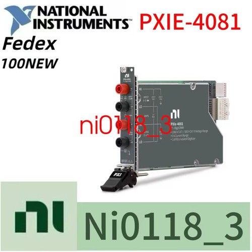 new National instruments NI PXIe-4081 7½ bit PXI digital DMM Module ...